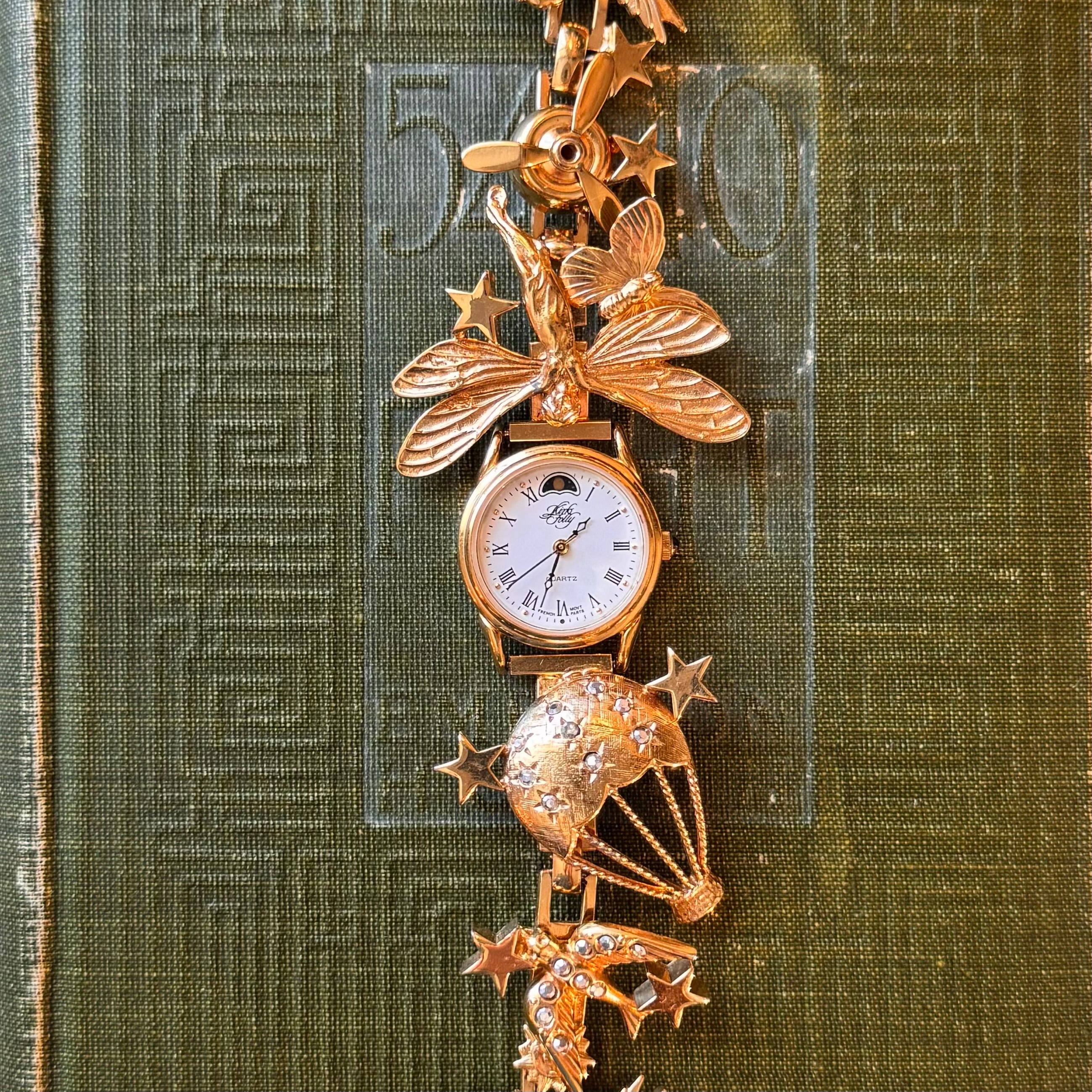Gold Kirks Folly Fairy Watch – bunbunoclock